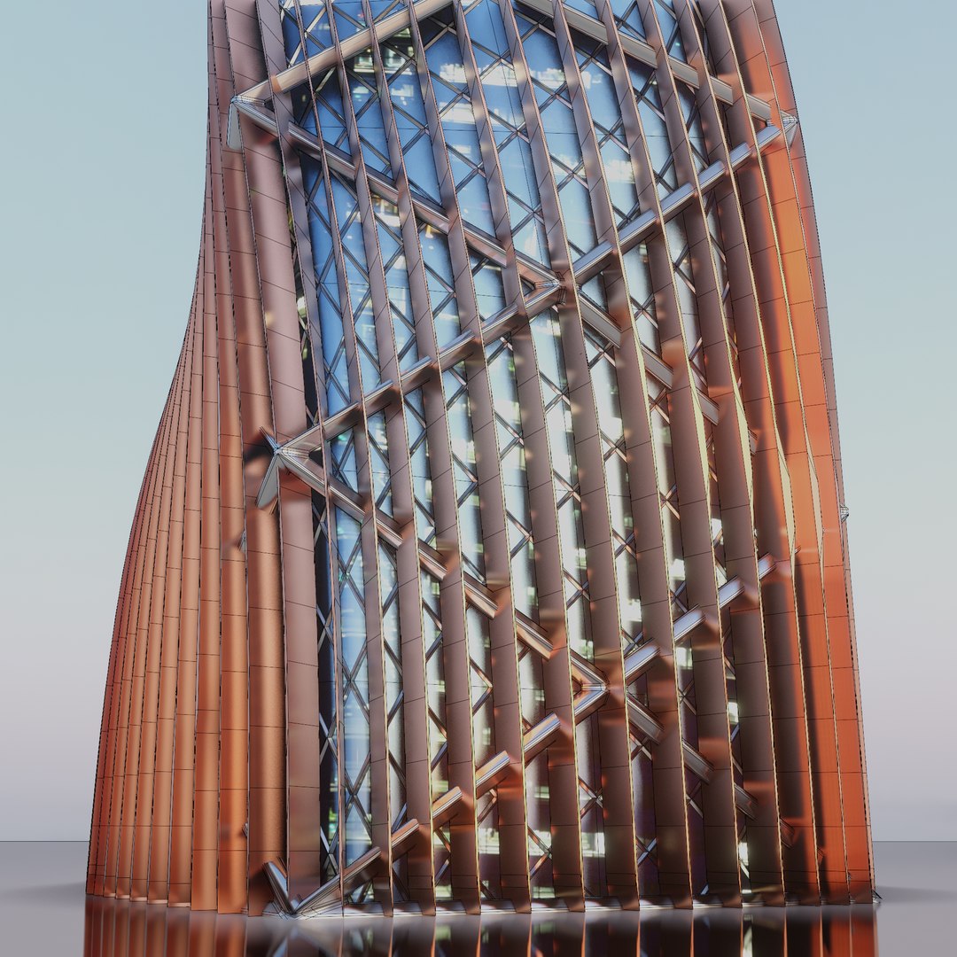 Futuristic Non-Existent Realistic Building 01 3D Model - TurboSquid 1968779