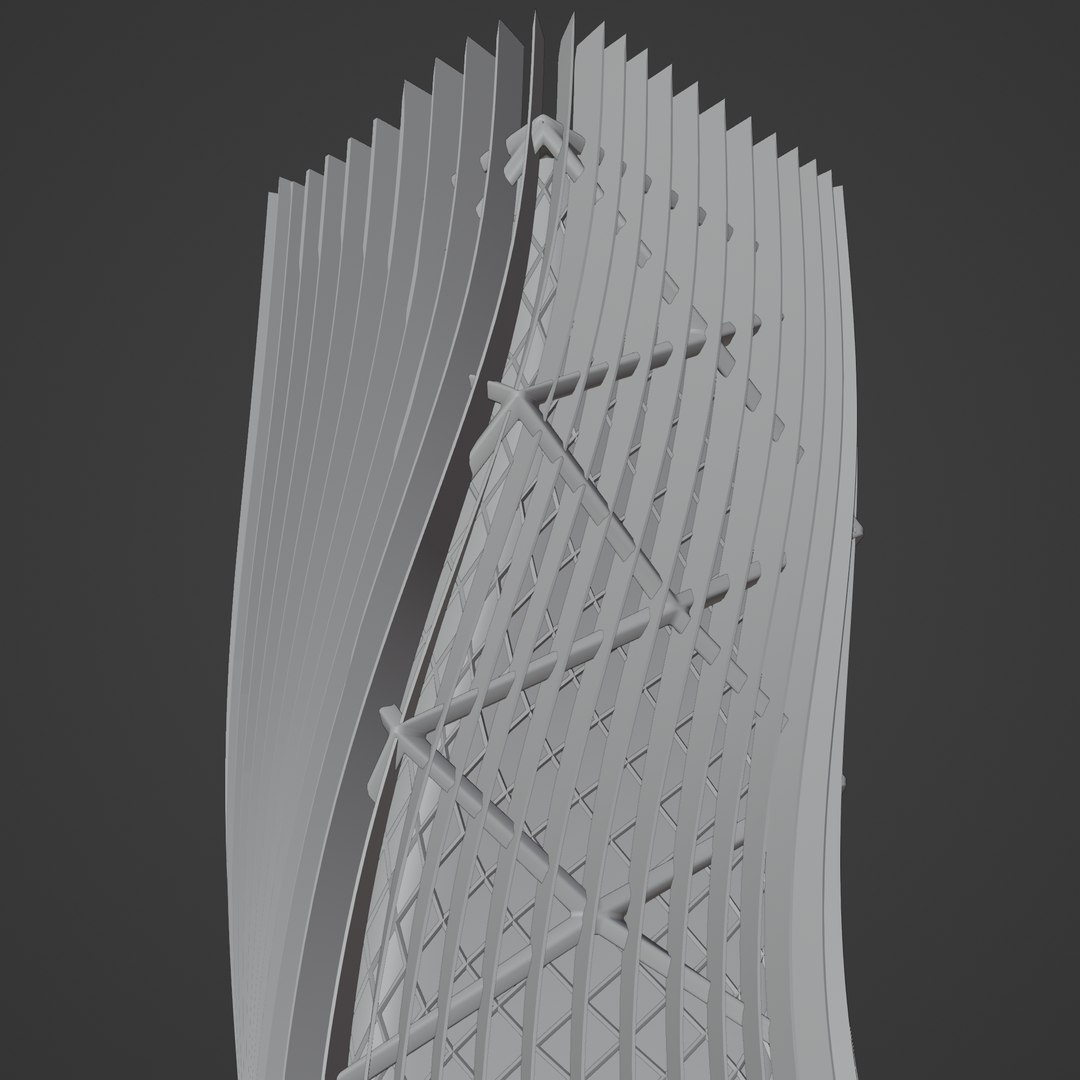 Futuristic Non-Existent Realistic Building 01 3D Model - TurboSquid 1968779