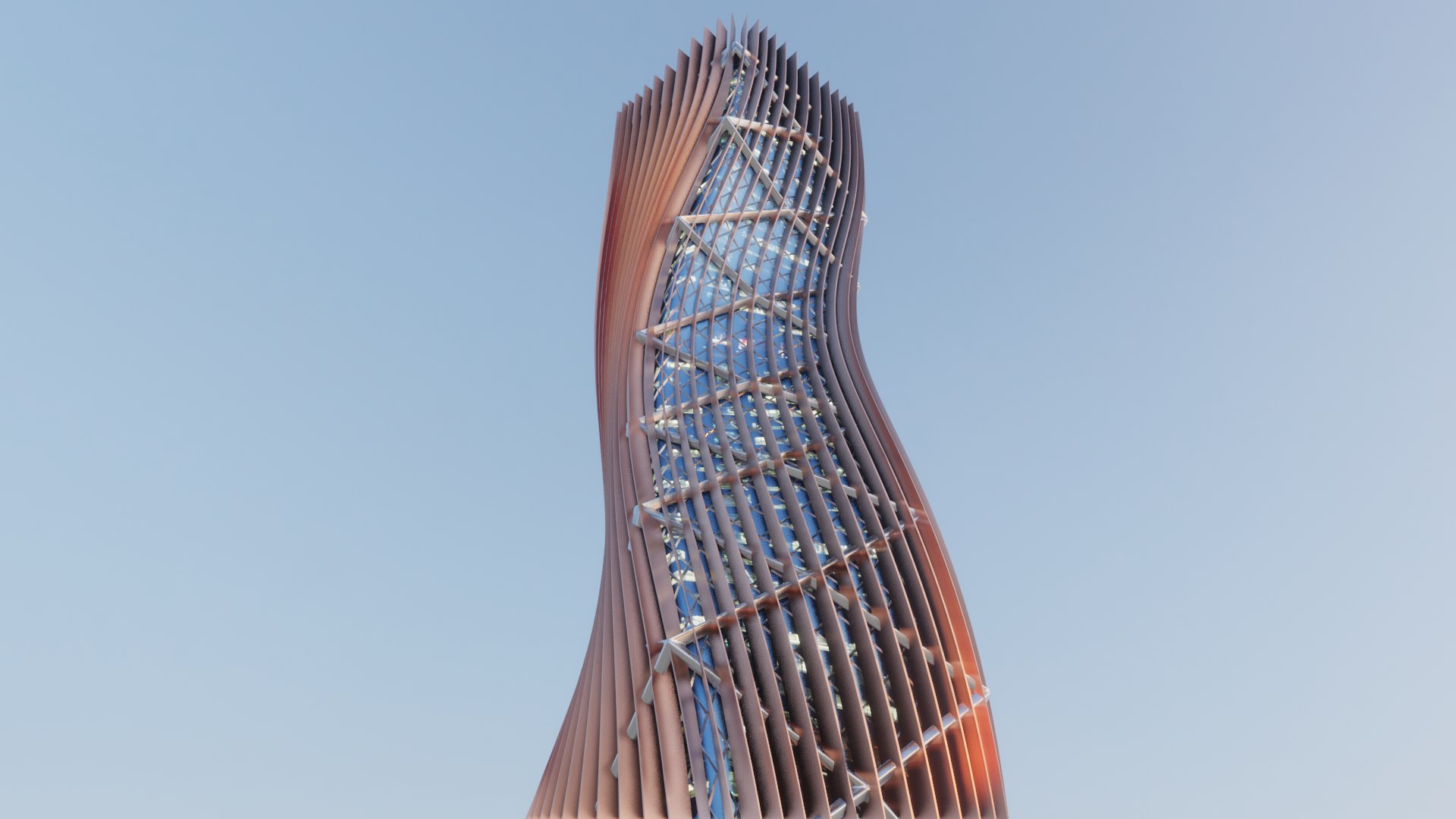 Futuristic Non-Existent Realistic Building 01 3D Model - TurboSquid 1968779