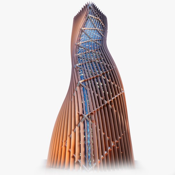 Futuristic Non-Existent Realistic Building 01 3D model - TurboSquid 1968779