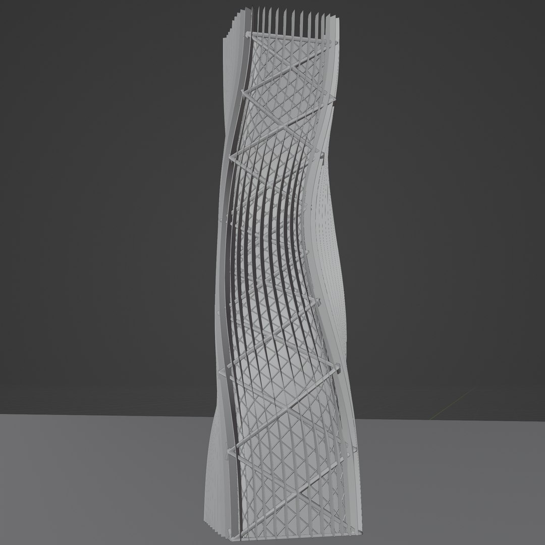 Futuristic Non-Existent Realistic Building 01 3D Model - TurboSquid 1968779