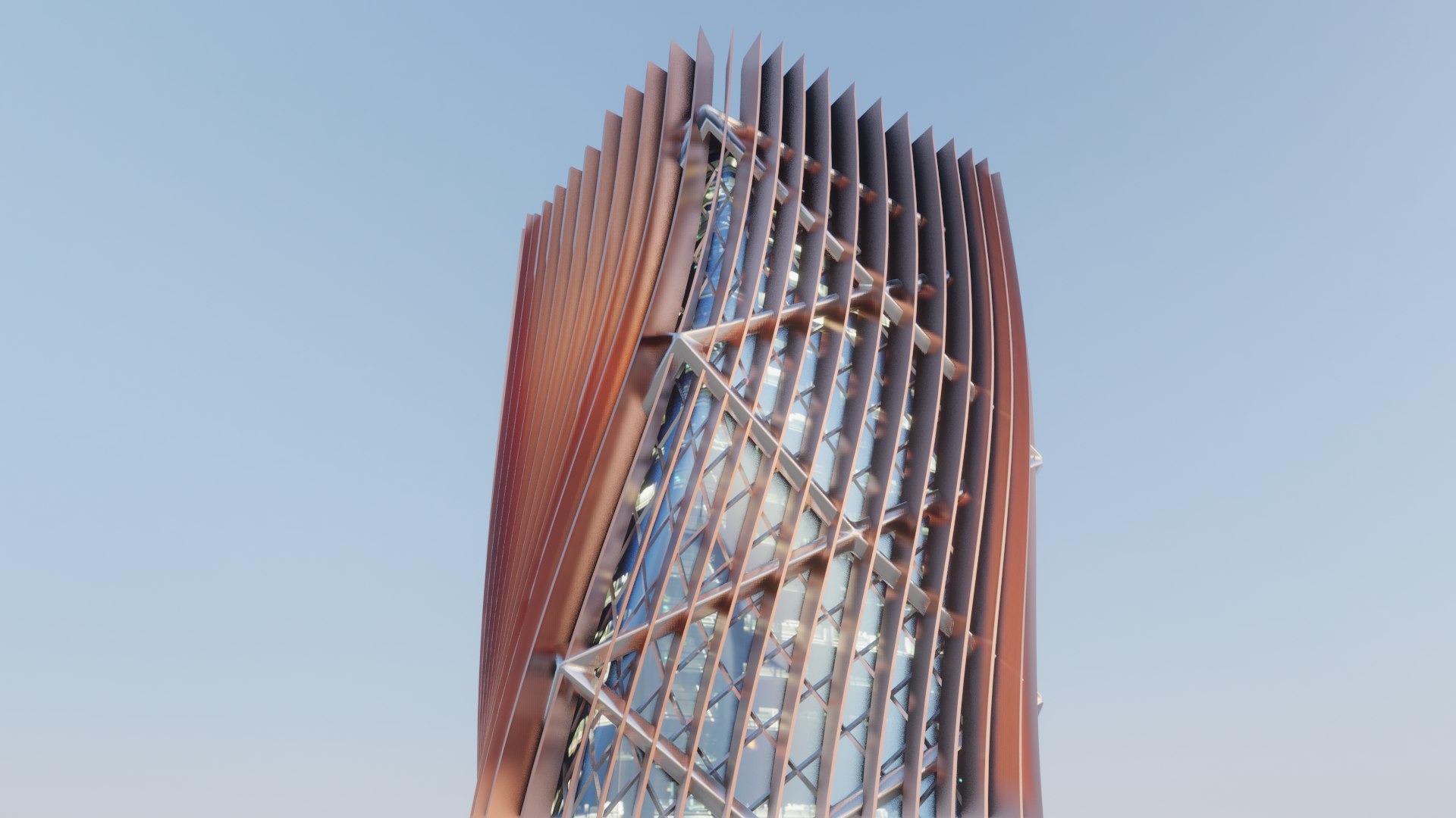 Futuristic Non-Existent Realistic Building 01 3D Model - TurboSquid 1968779