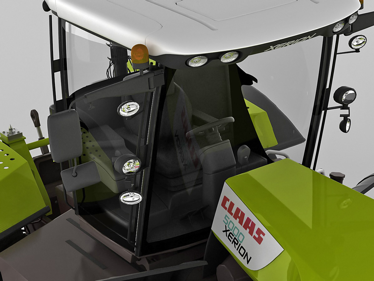 claas xerion tractor 3d 3ds
