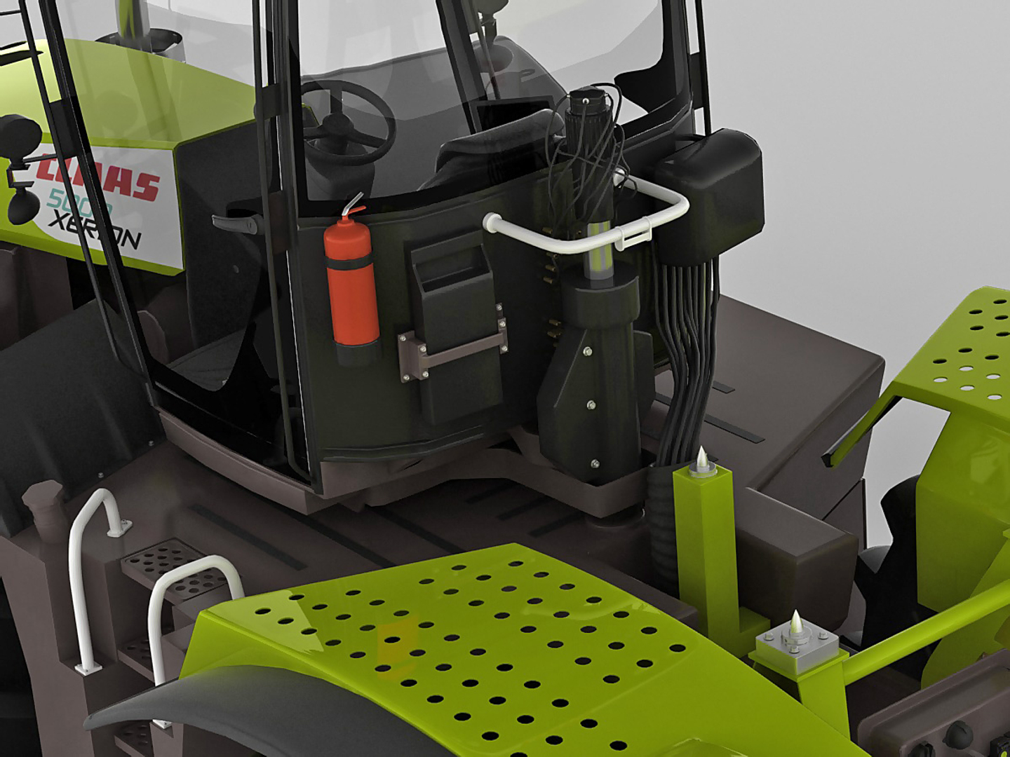 claas xerion tractor 3d 3ds