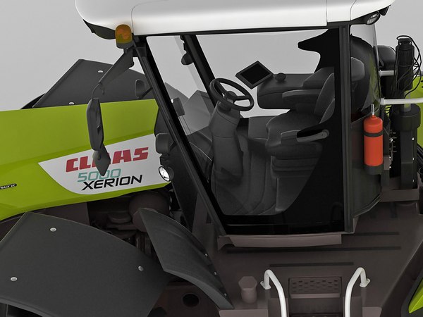 claas xerion tractor 3d 3ds