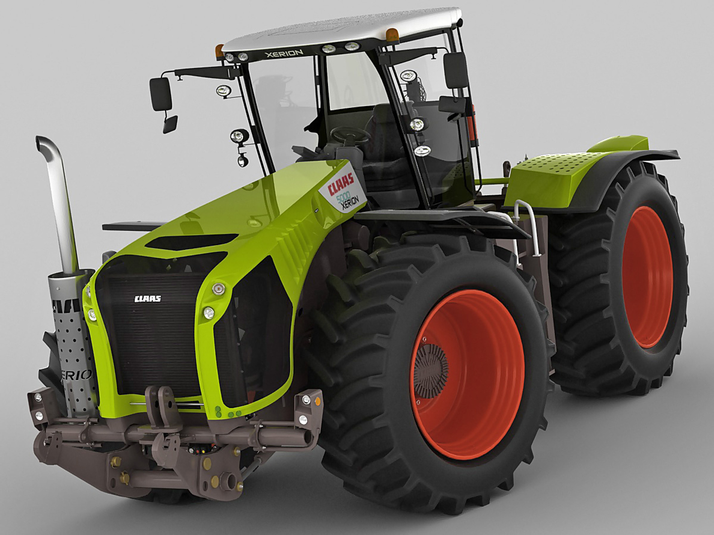 claas xerion tractor 3d 3ds