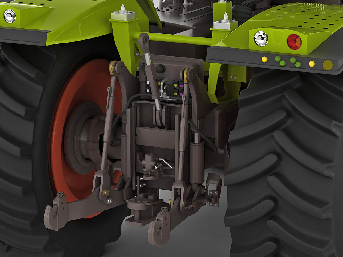 claas xerion tractor 3d 3ds