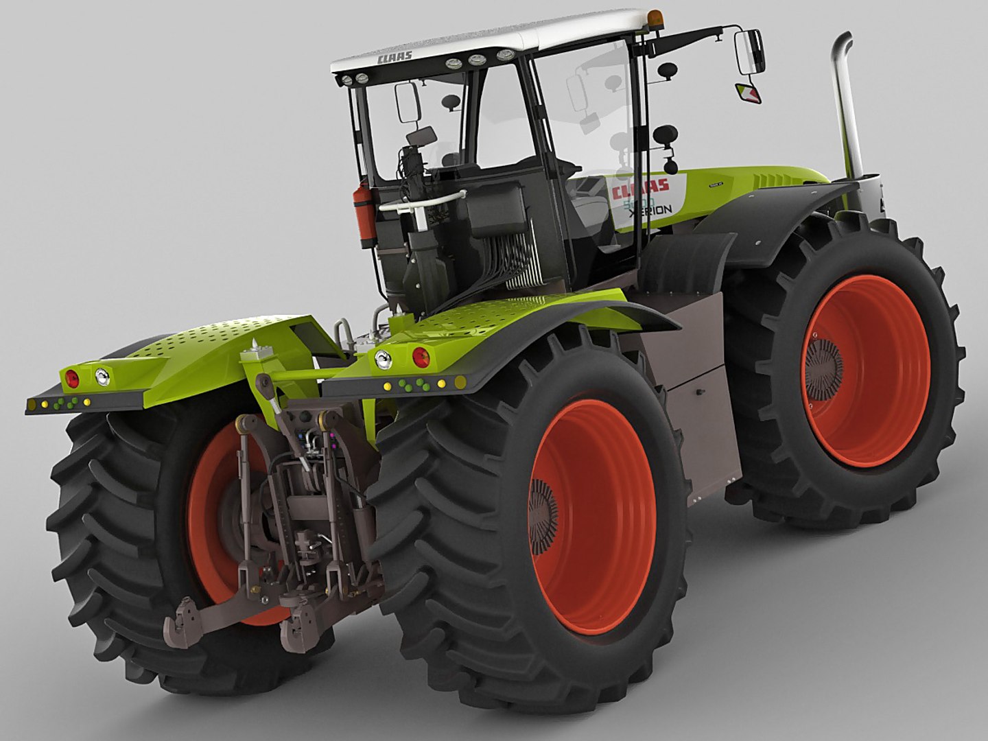 Claas Xerion Tractor 3d 3ds
