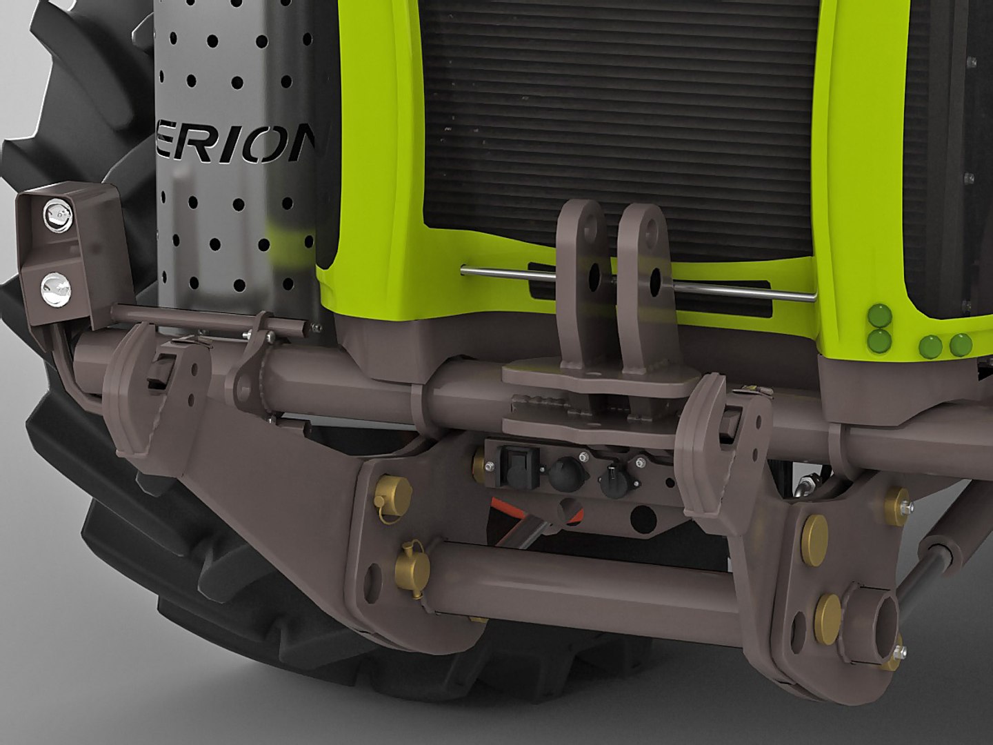 Claas Xerion Tractor 3d 3ds