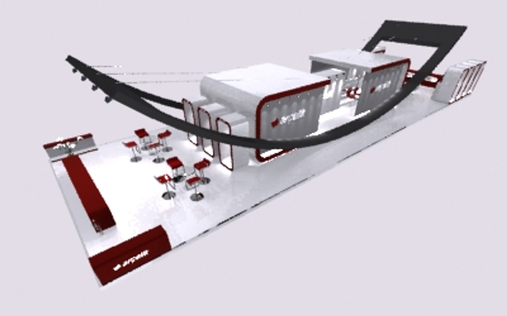 3d Exhibition Trade Modular Model