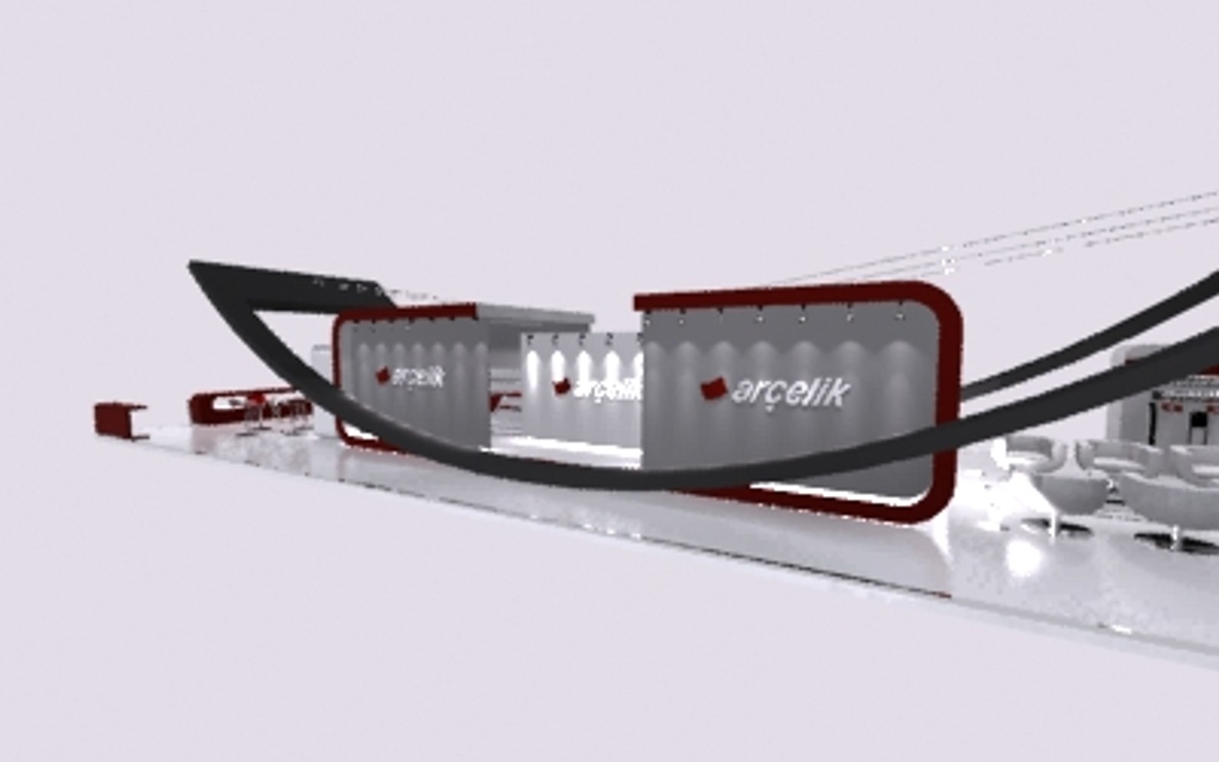 3d Exhibition Trade Modular Model