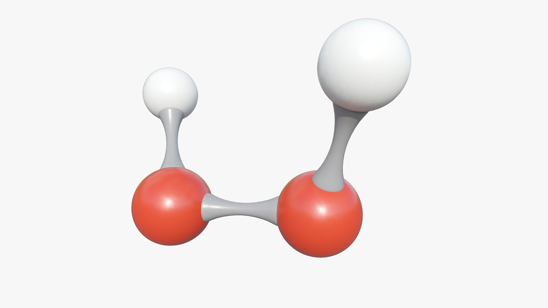 3D Hydrogen Peroxide Molecule With PBR 4K 8K Model - TurboSquid 1944246