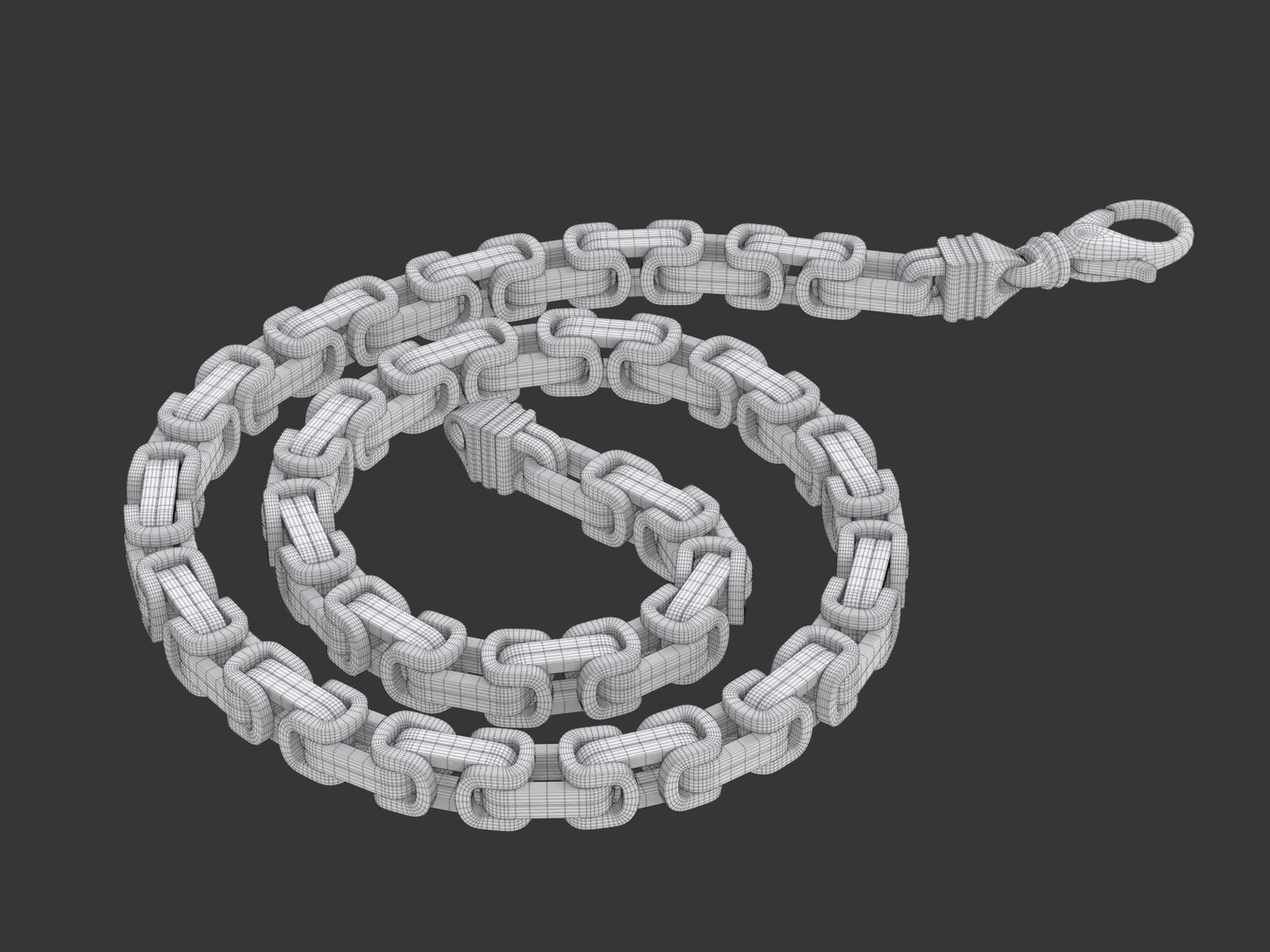 King chain 3D - TurboSquid 1703240