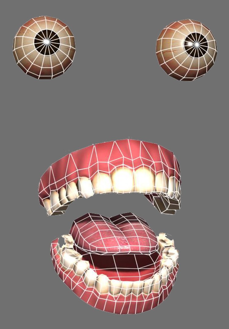 3d Model Morph Target Heads