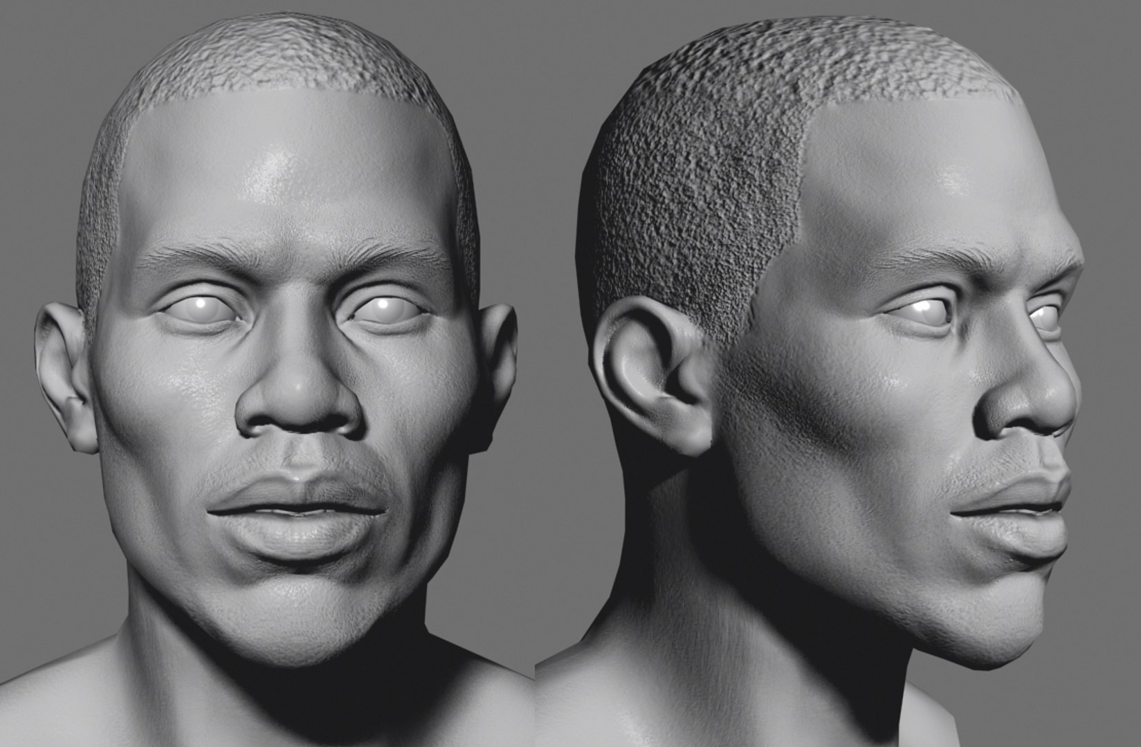 3d Model Morph Target Heads