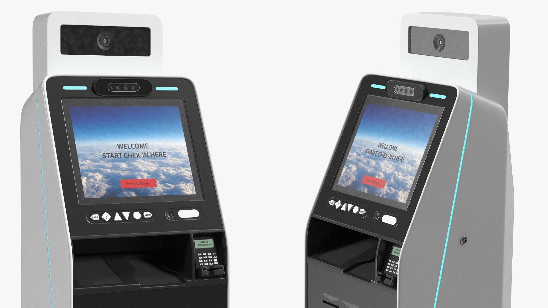 Airport Smart Self Check In Terminal Model - TurboSquid 2159232