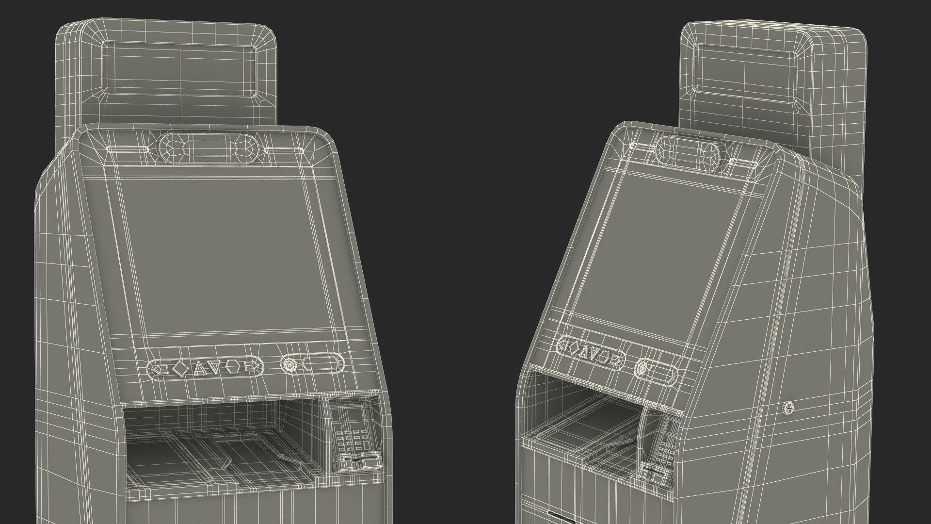 Airport Smart Self Check In Terminal model - TurboSquid 2159232