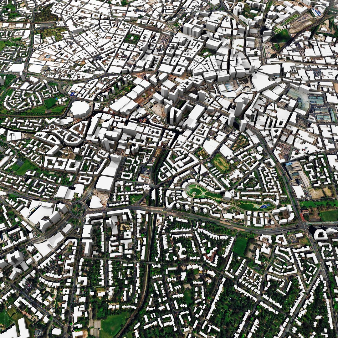 3D birmingham city - TurboSquid 1425028