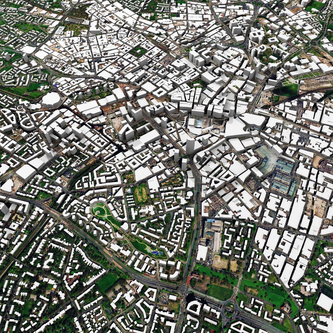 3D birmingham city - TurboSquid 1425028