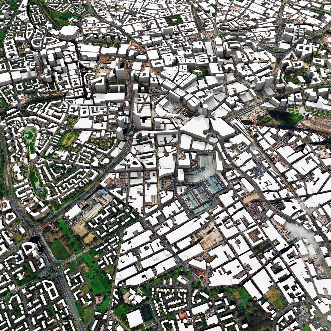 3D birmingham city - TurboSquid 1425028