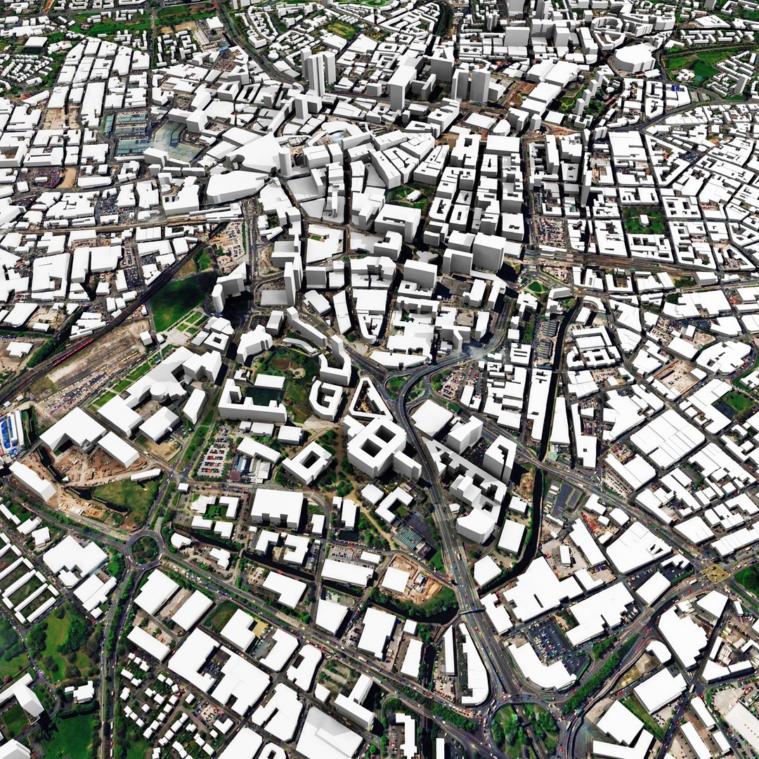 3D birmingham city - TurboSquid 1425028