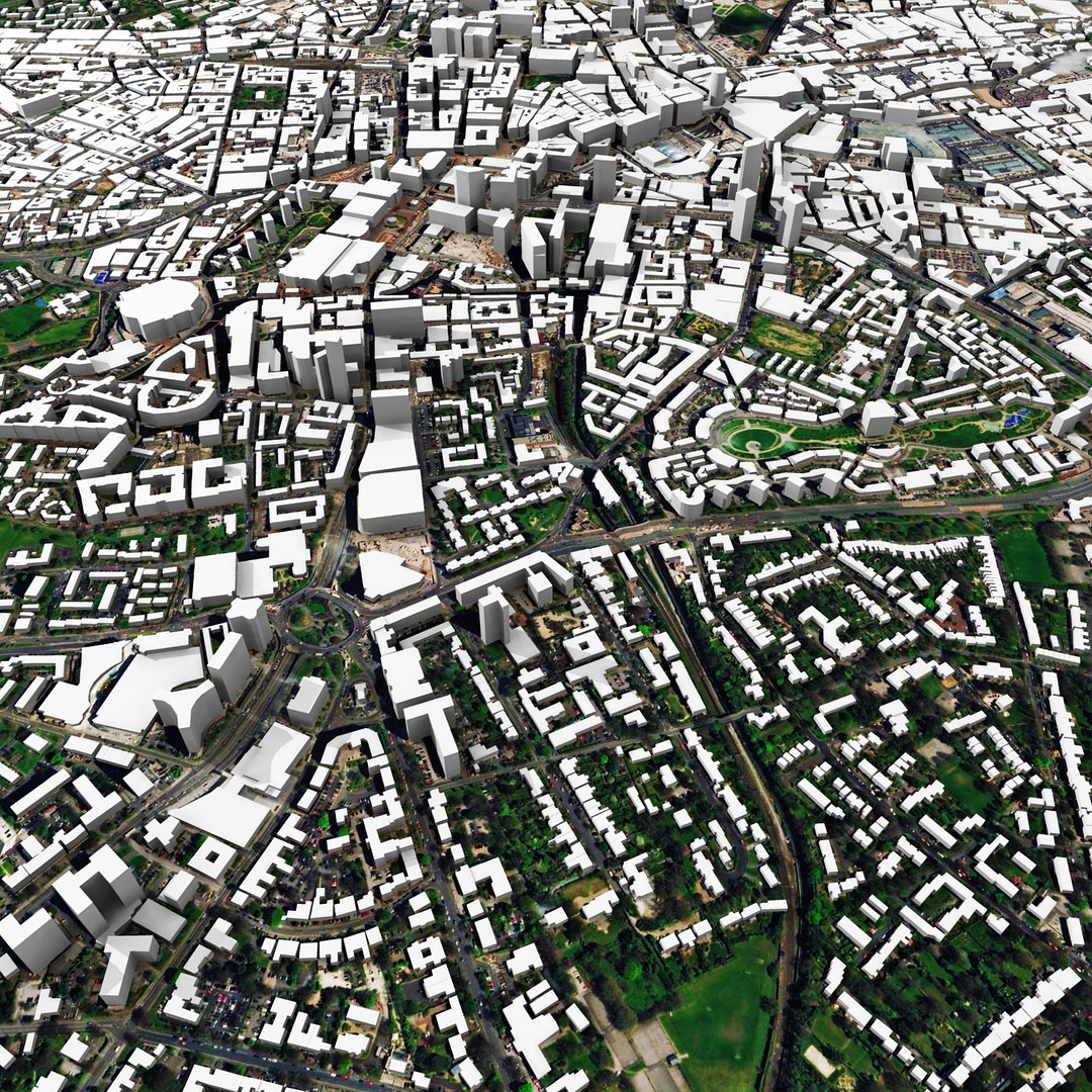 3D birmingham city - TurboSquid 1425028