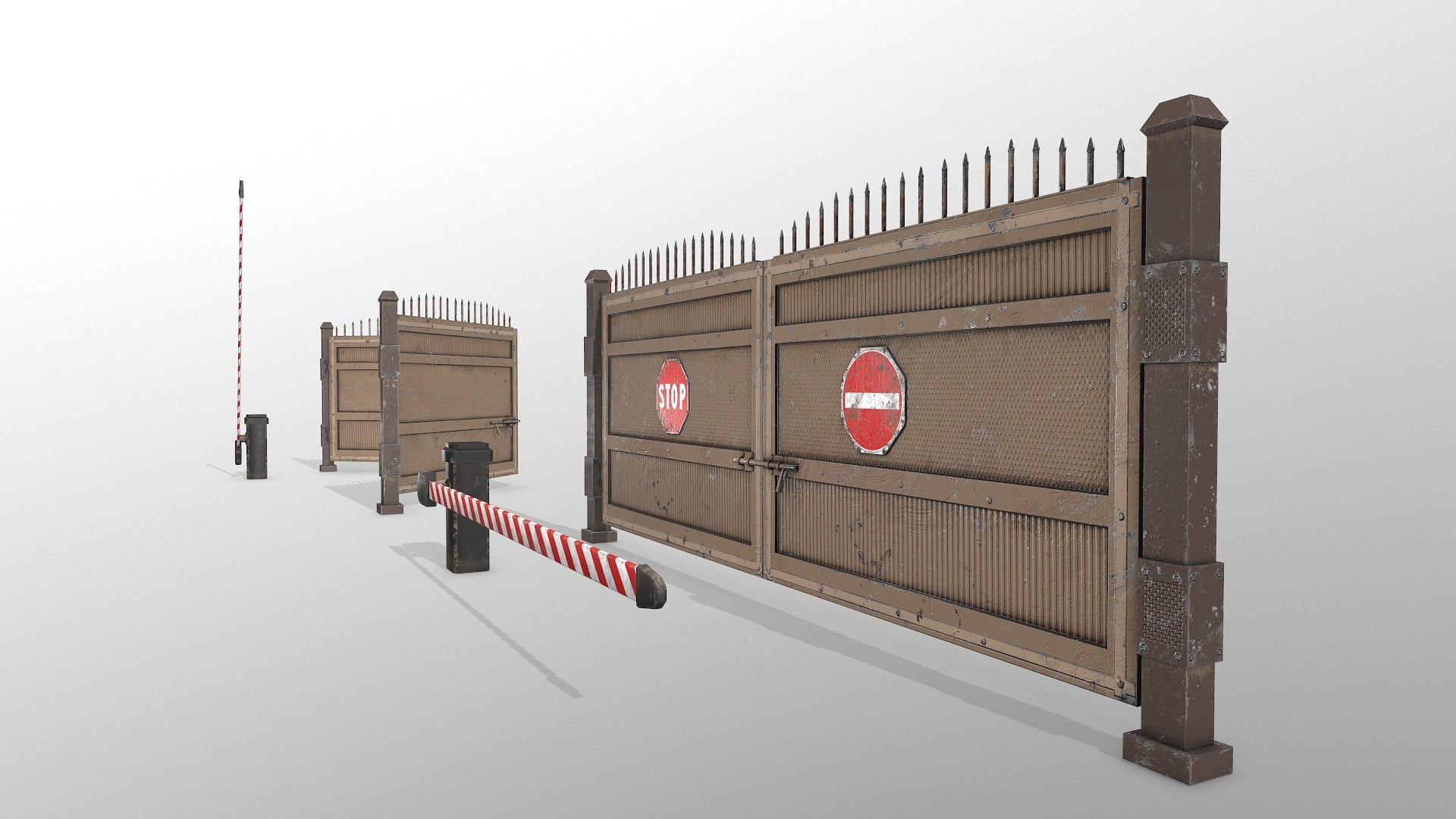 Gate Pbr 3D - TurboSquid 1745475