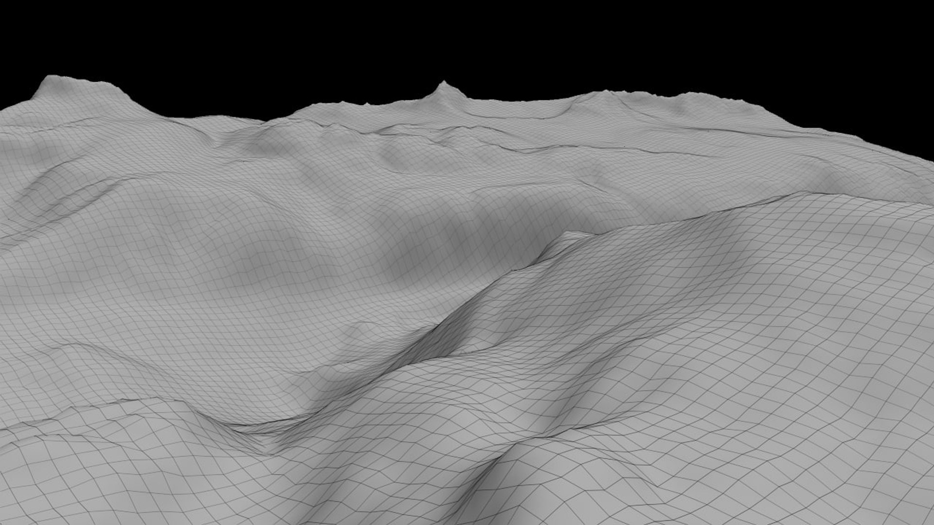 terrain realistic 3d model