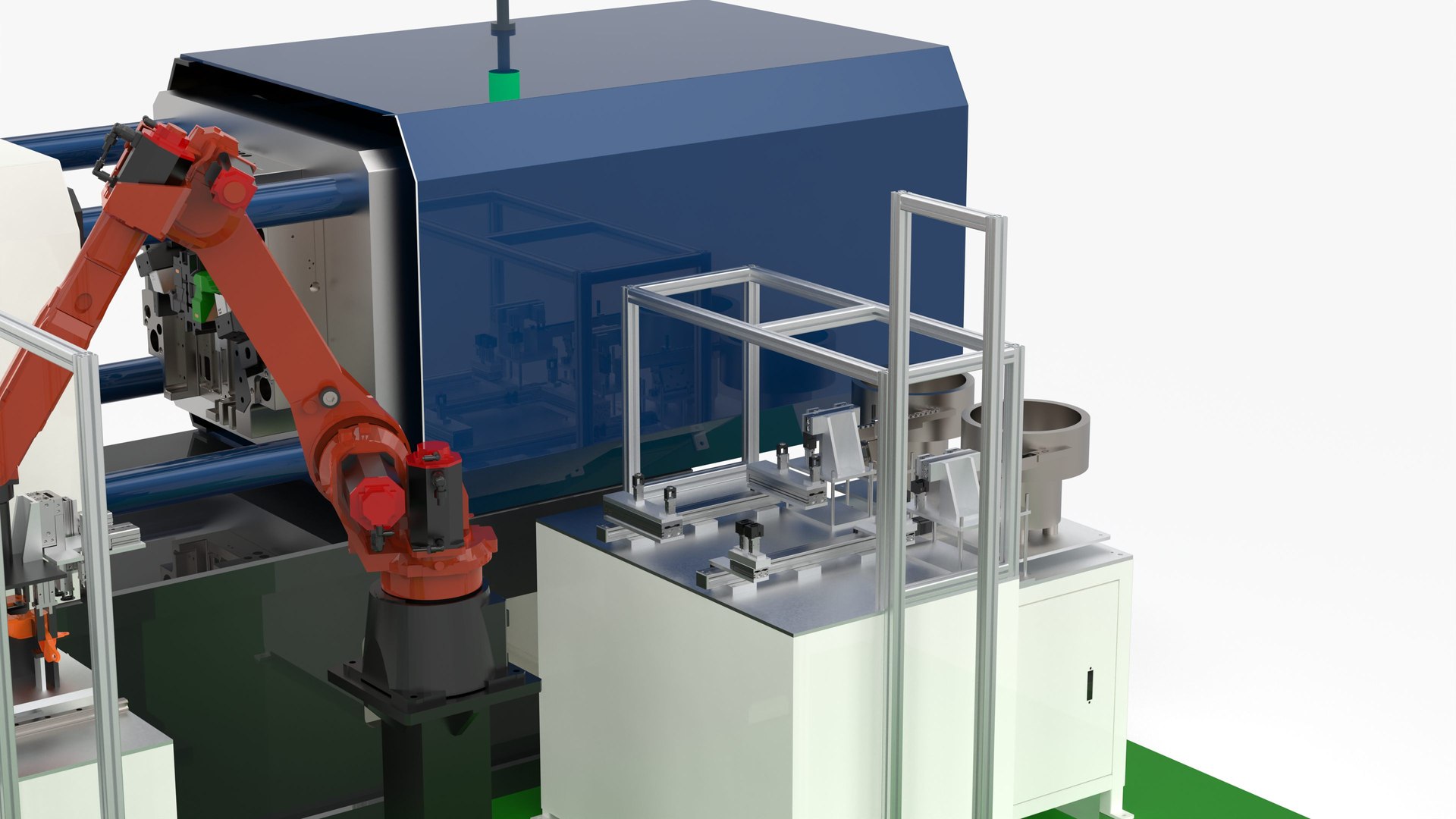 Automatic Bracket Loading Injection Machine 3D model - TurboSquid 2065992