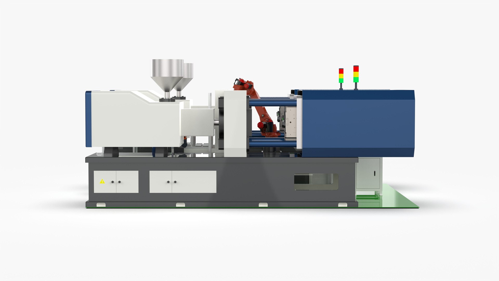 Automatic Bracket Loading Injection Machine 3D model - TurboSquid 2065992