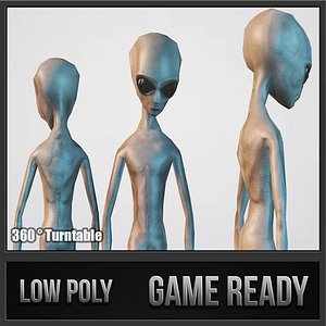 3D Alien Grey Models - Browse & Download Formats - TurboSquid