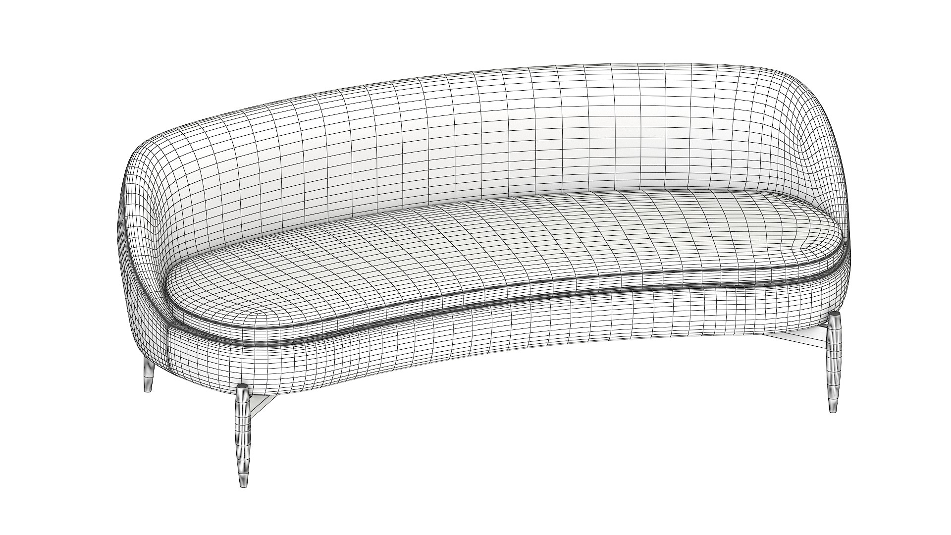 3D Minotti Sendai Sofa Model - TurboSquid 1938360