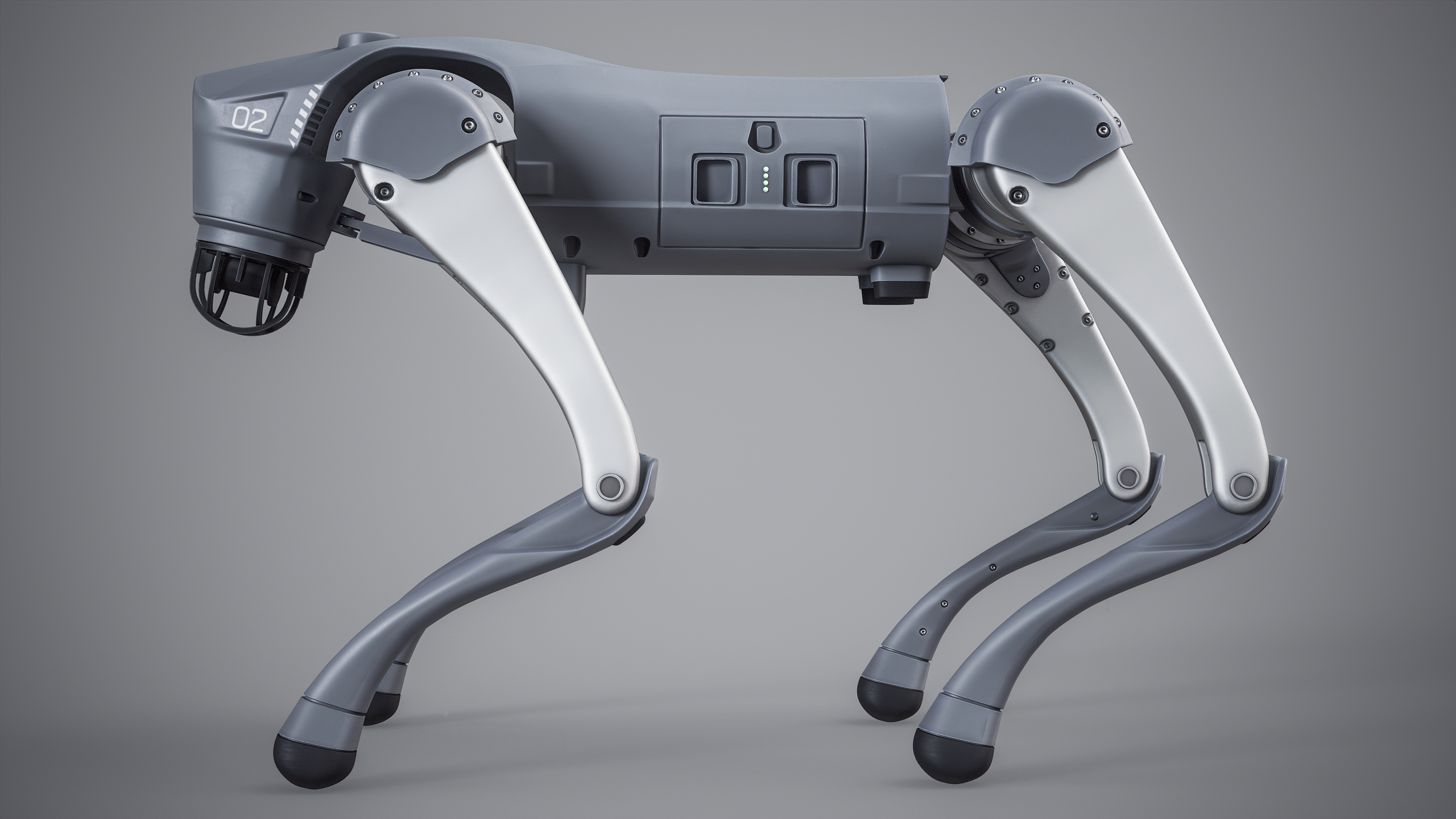 3D модель Робот-собака Unitree Go2 PBR - TurboSquid 2109022