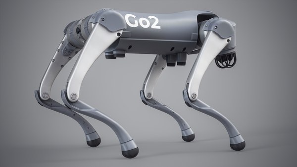 Unitree Go2机器狗PBR3D模型 - TurboSquid 2109022