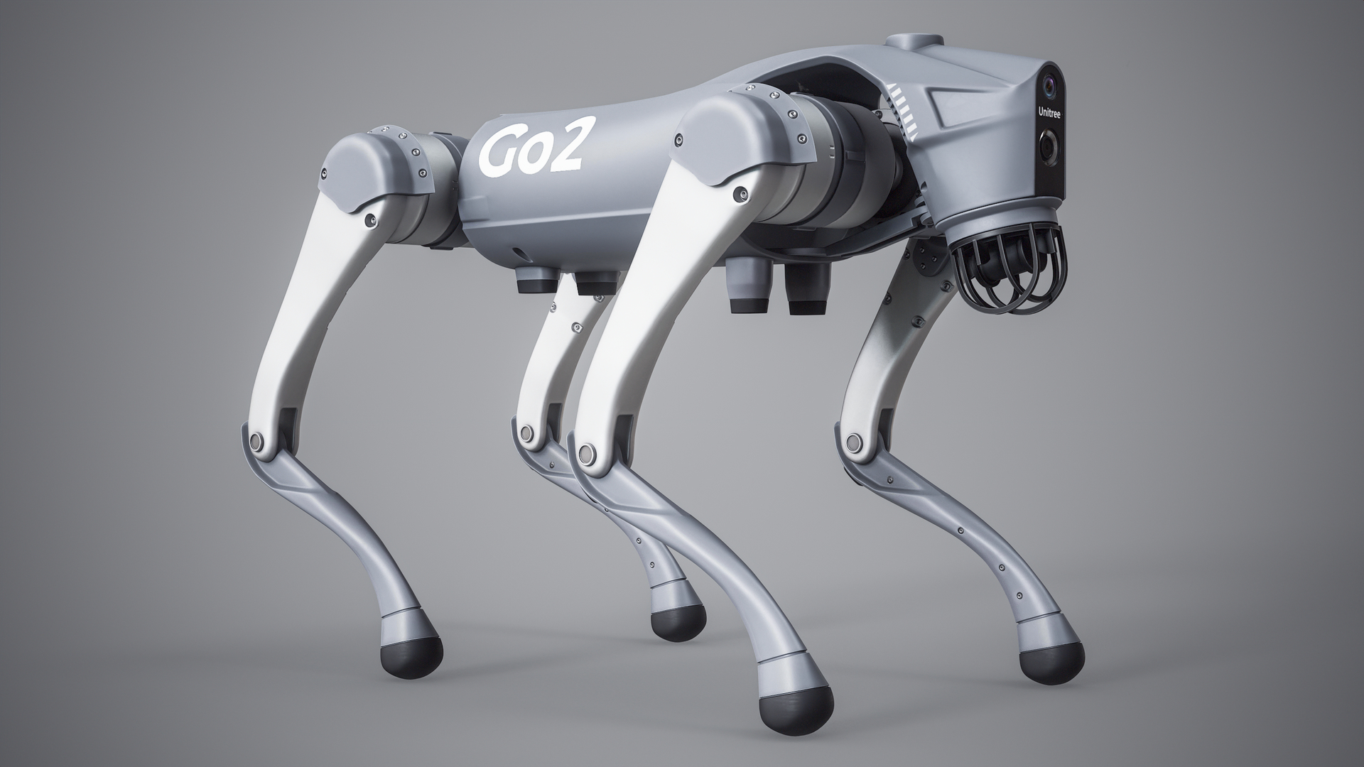 Unitree Go2机器狗PBR3D模型 - TurboSquid 2109022