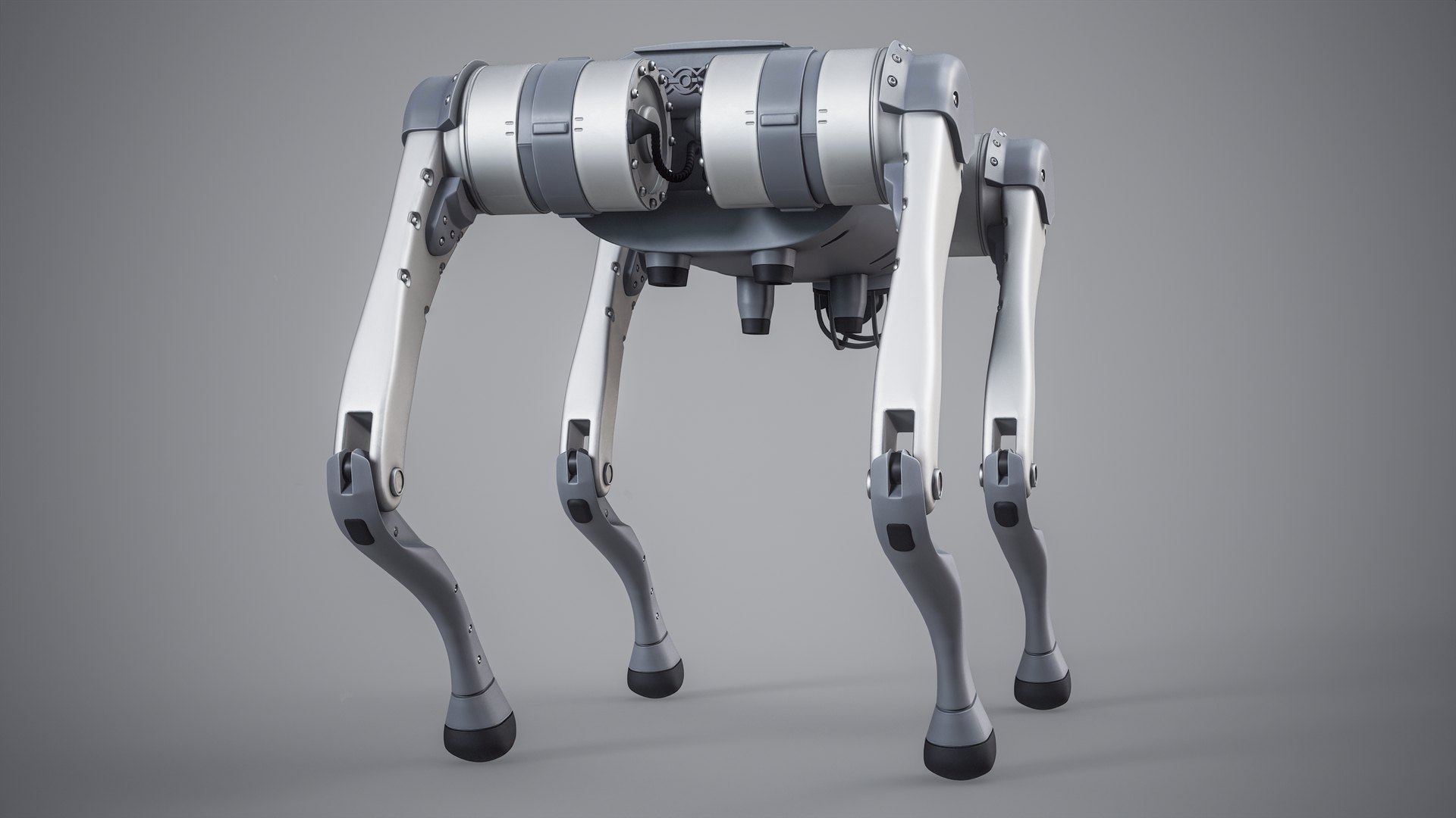 Unitree Go2机器狗PBR3D模型 - TurboSquid 2109022