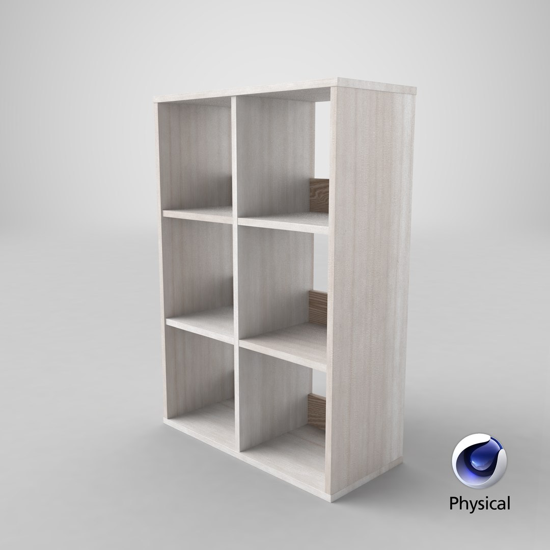 White Cube Shelf 3D - TurboSquid 1831976