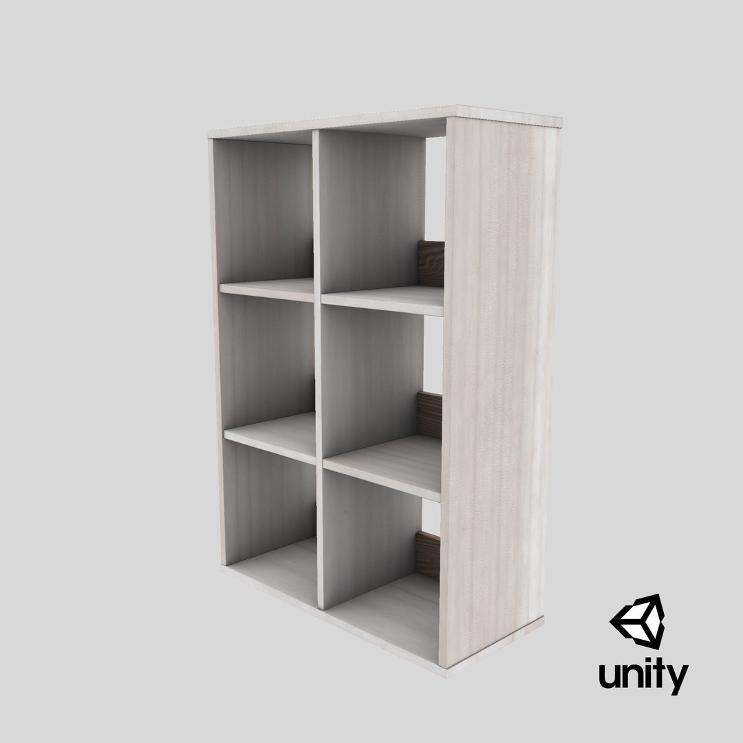 White Cube Shelf 3D - TurboSquid 1831976