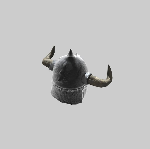 horned helmet fbx