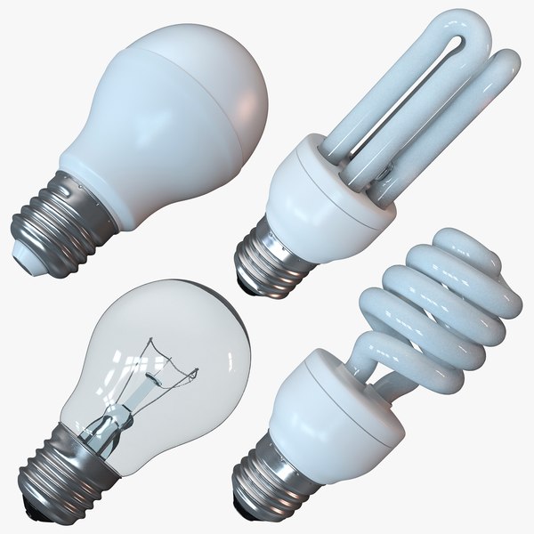 3d model fluorescent light