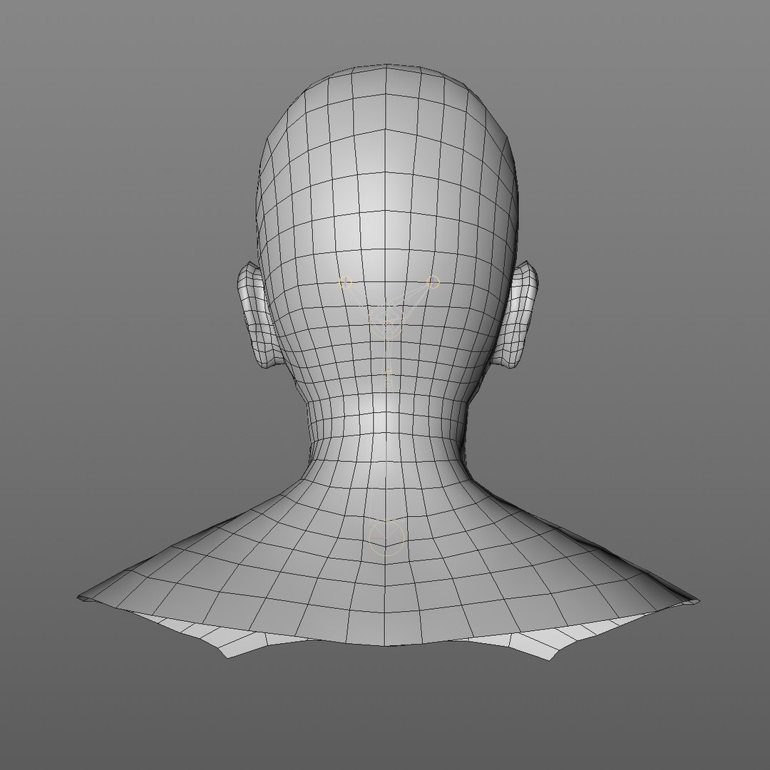 3D realistic head base mesh model - TurboSquid 1439703