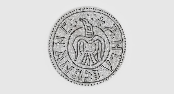 3D viking silver penny - TurboSquid 1330970