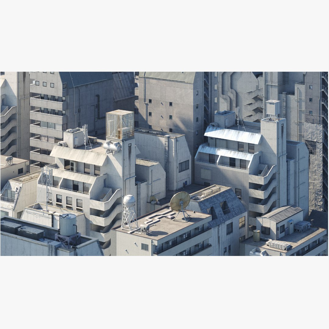 3D Rooftop Model - TurboSquid 2142968
