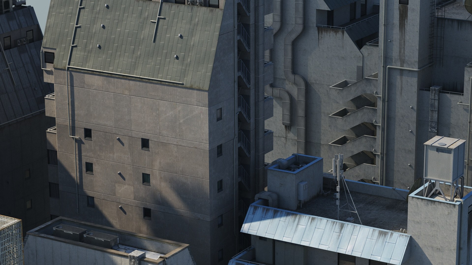 3D Rooftop Model - TurboSquid 2142968