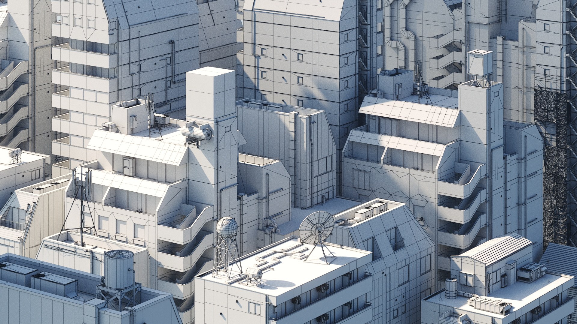 3D Rooftop Model - TurboSquid 2142968