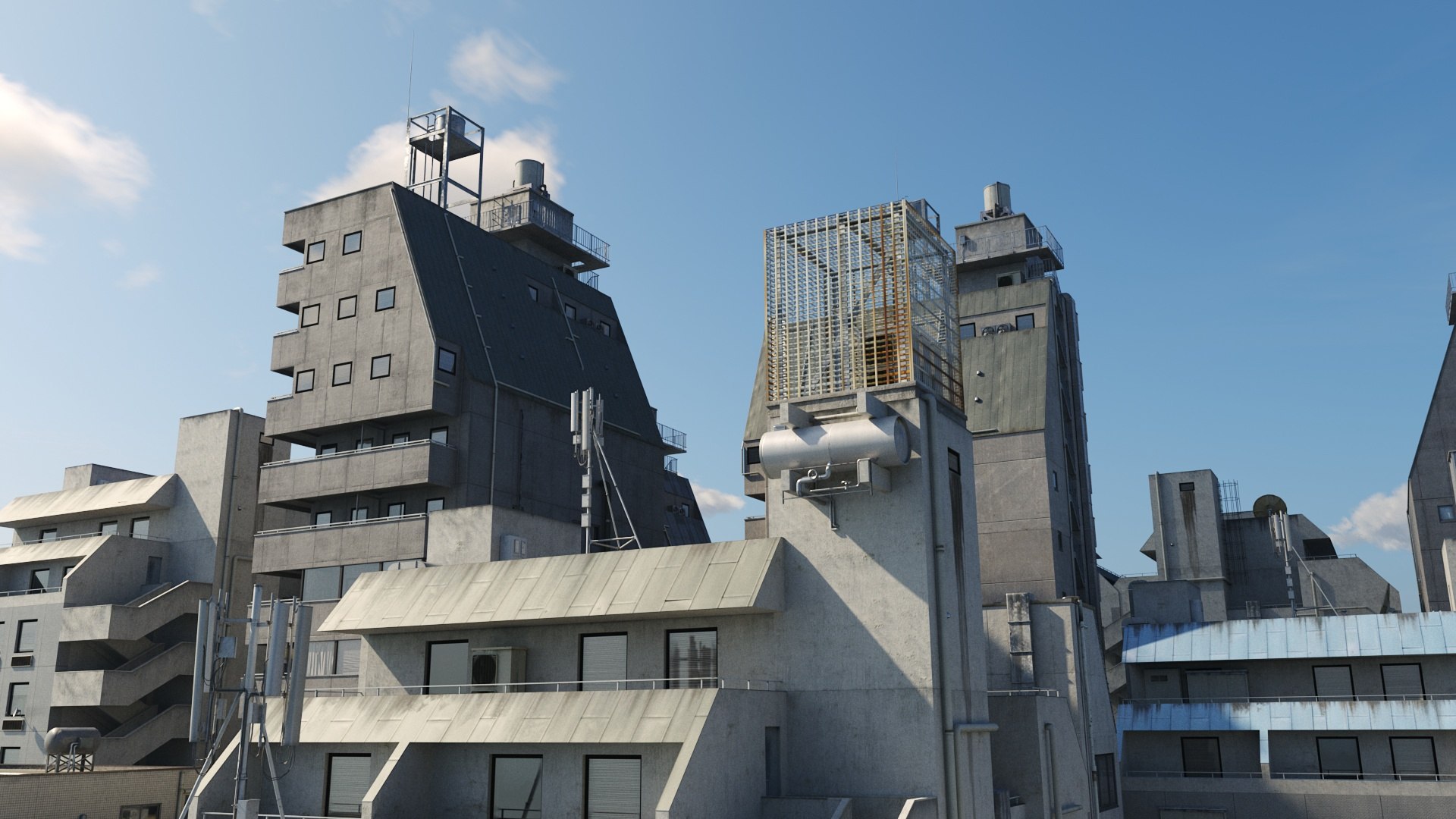 3D Rooftop Model - TurboSquid 2142968