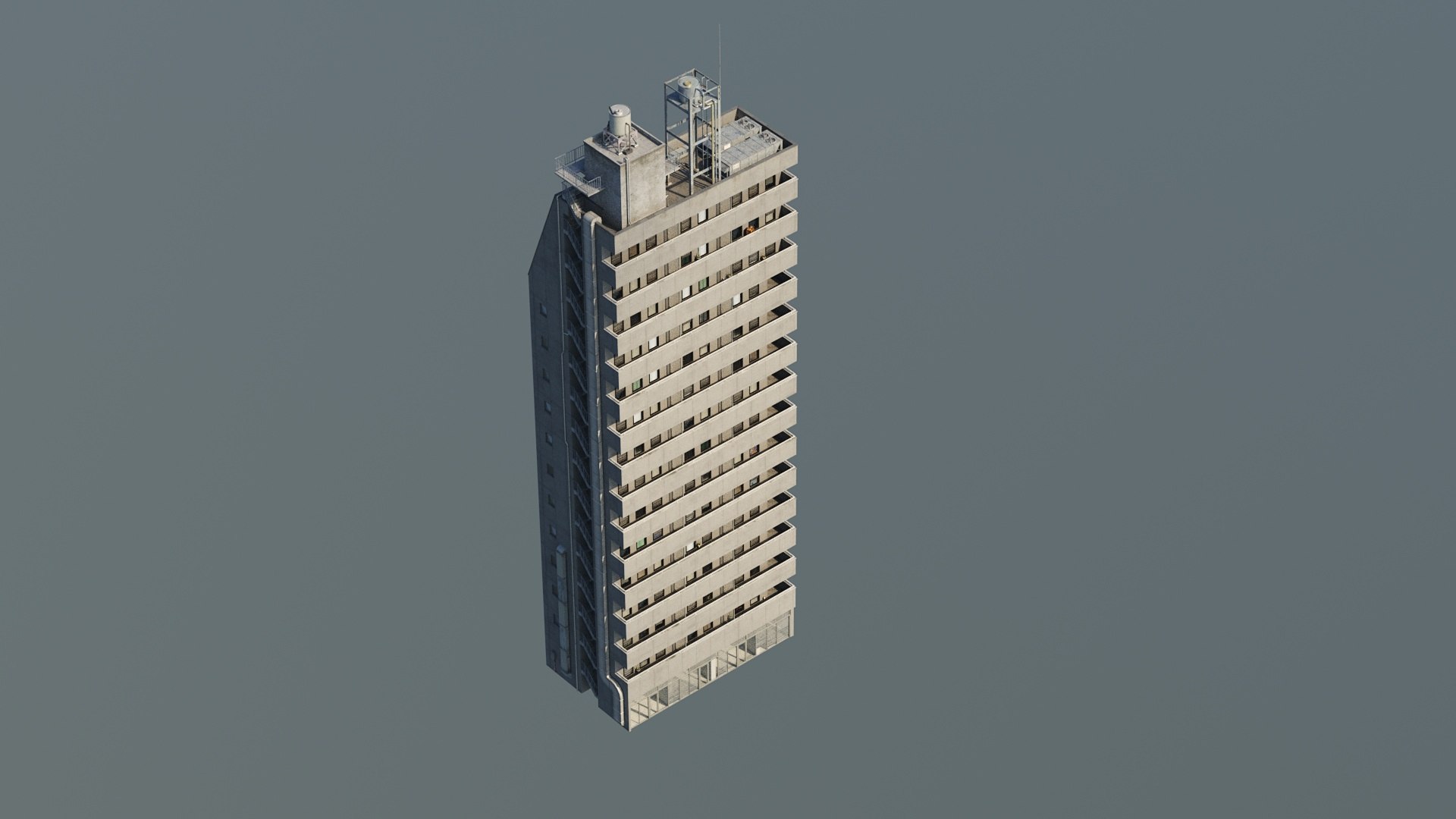 3D Rooftop Model - TurboSquid 2142968