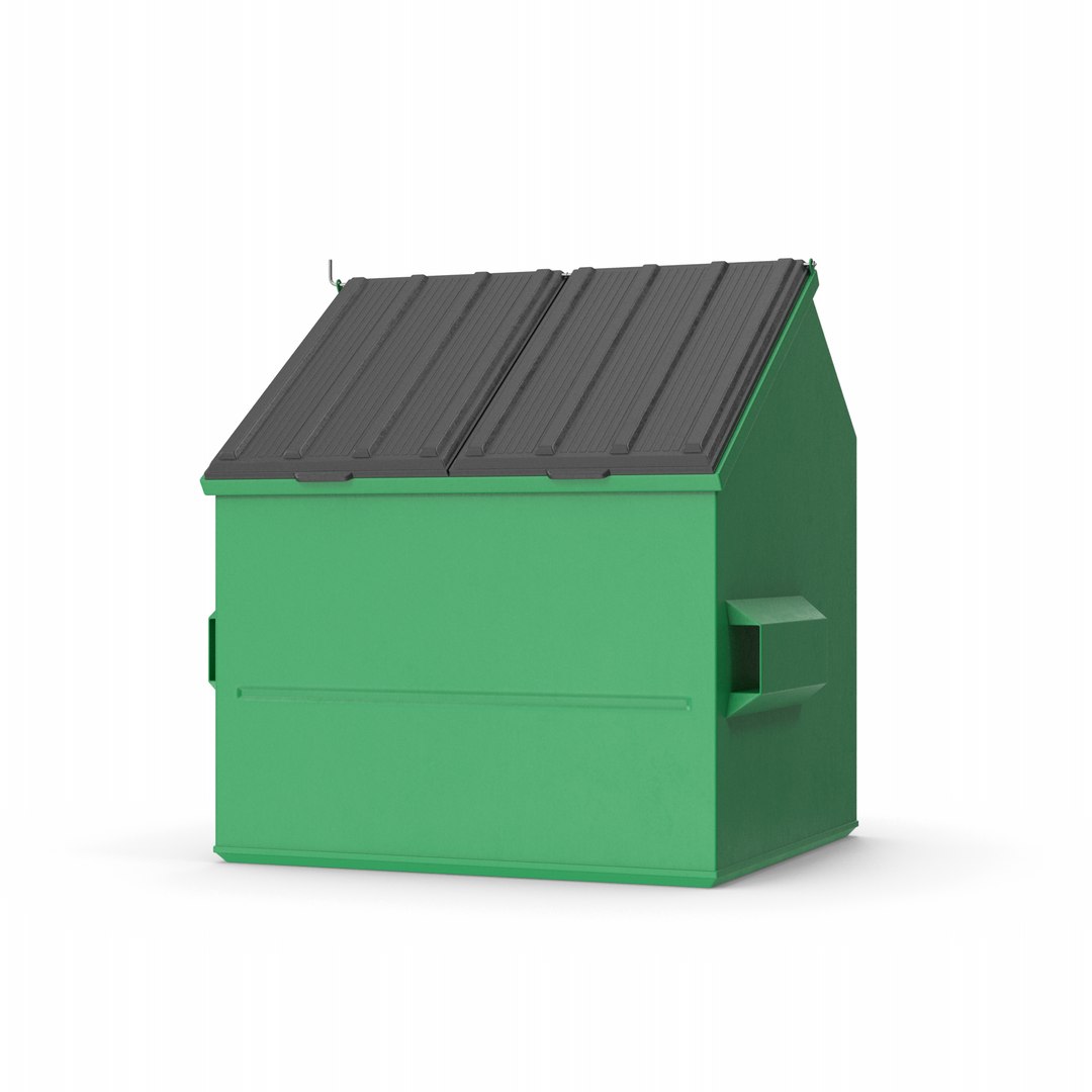 Dumpster On Wheels 3D - TurboSquid 2191285