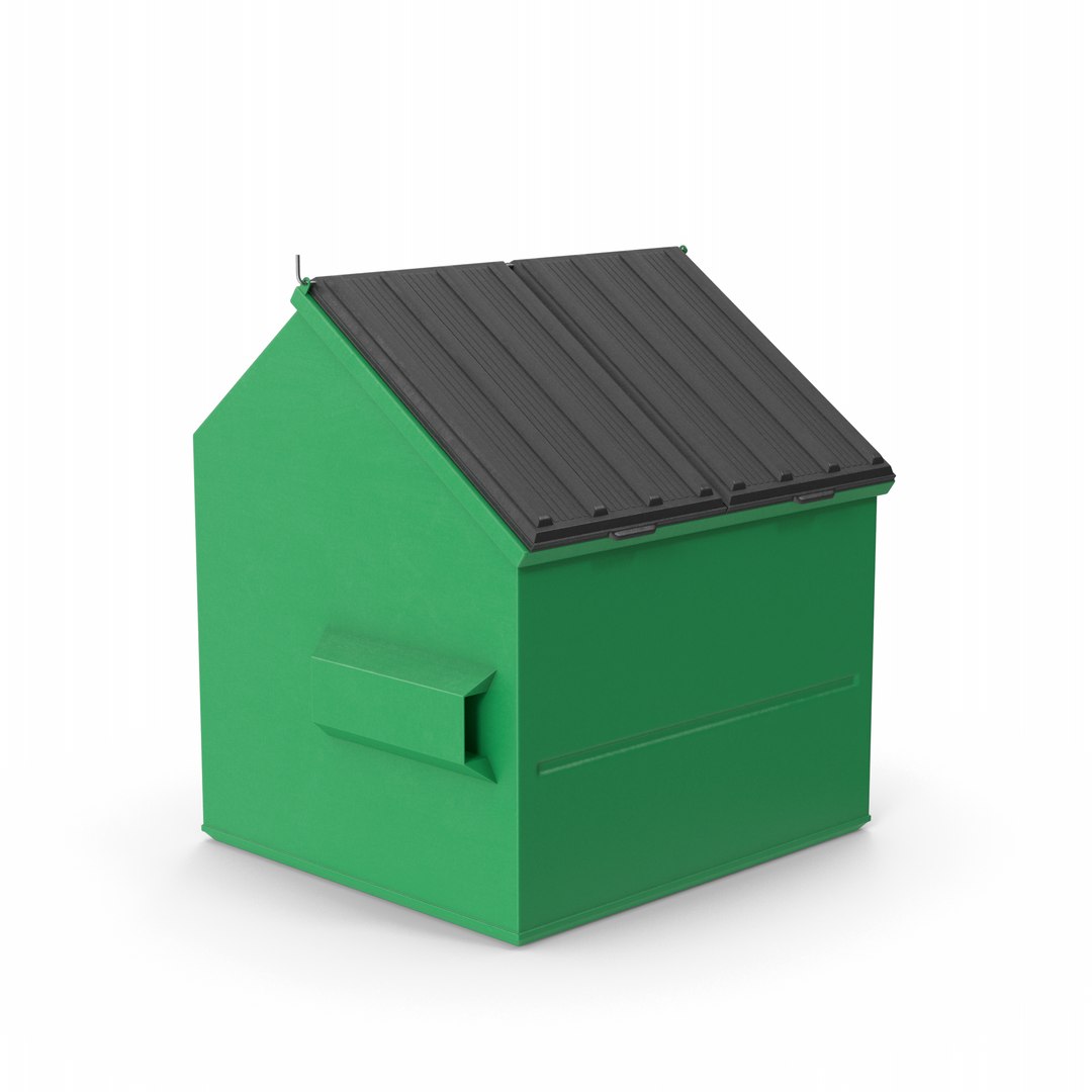 Dumpster On Wheels 3D - TurboSquid 2191285