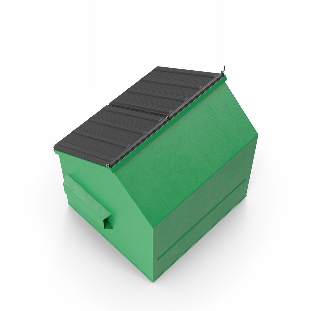 Dumpster On Wheels 3D - TurboSquid 2191285
